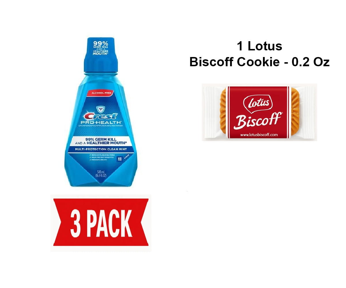 Crest Pro Health Rinse Clean Mint (Alcohol Free), 16.9 Oz - Pack Of 3 ...