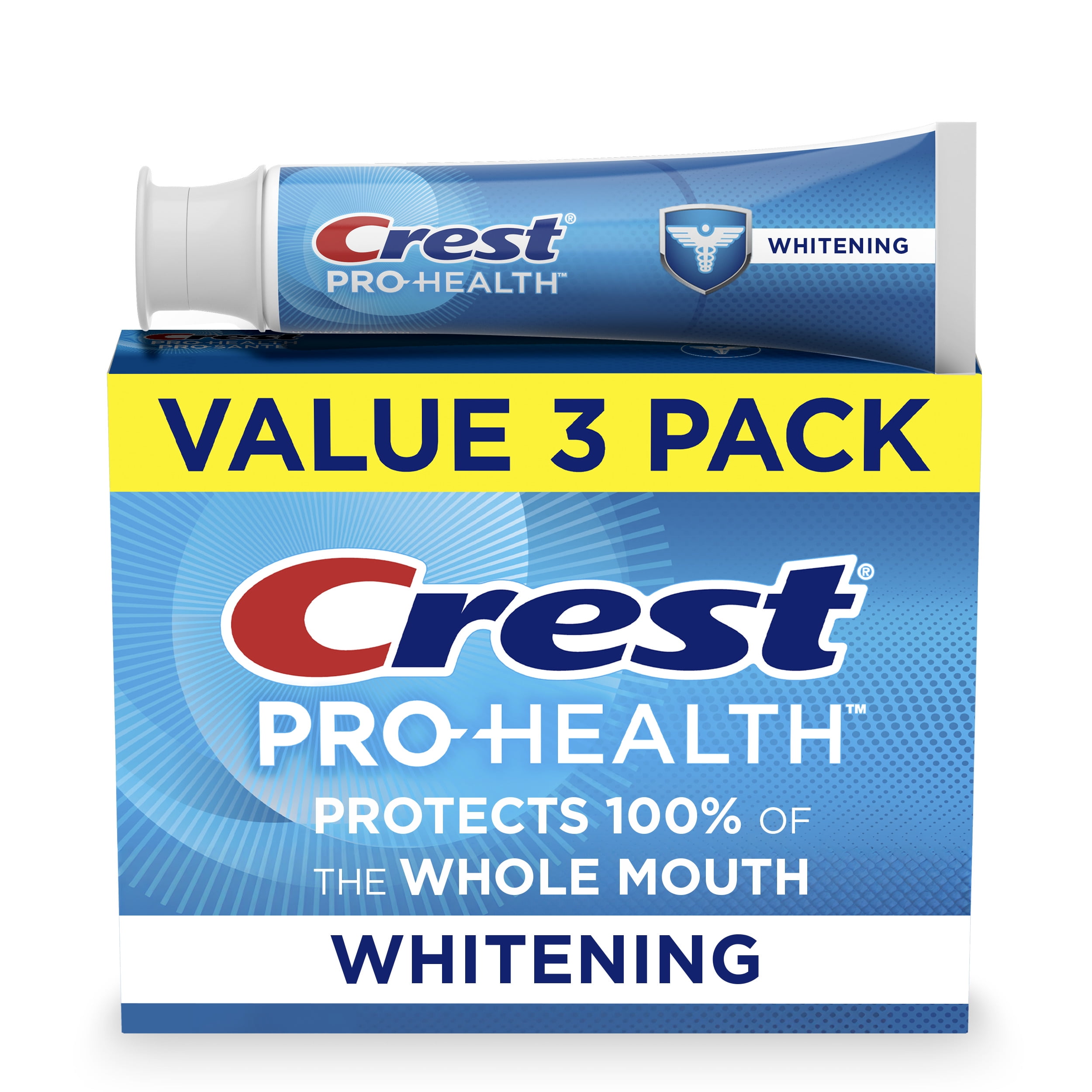 Crest Pro-Health Advanced Whitening Gel Toothpaste, Triple Pack (4.3oz ...