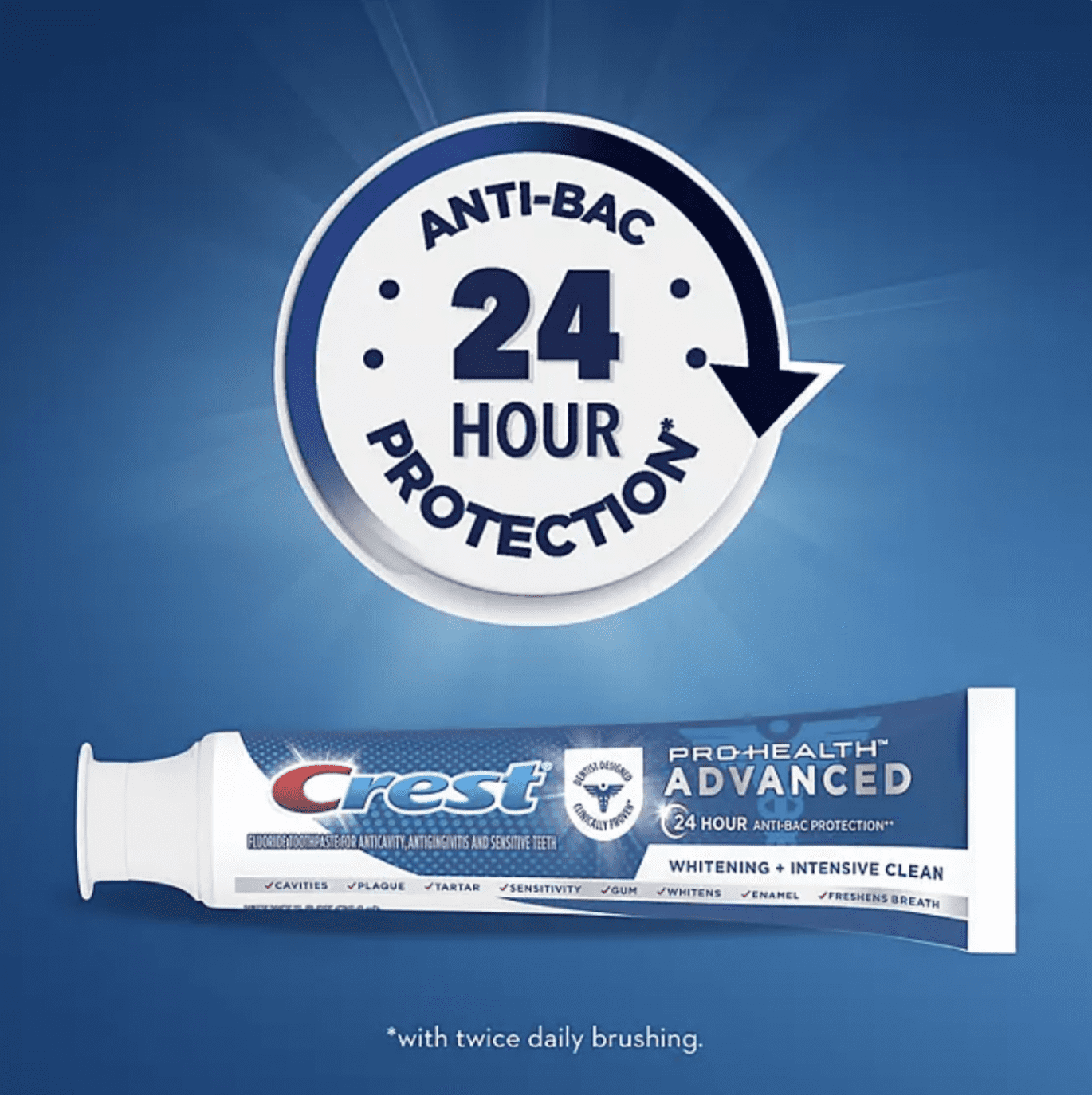 Crest Pro-Health Advanced White Toothpaste for Teeth Whitening ...