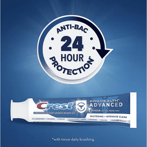 Crest Pro-Health Advanced White Toothpaste for Teeth Whitening ...