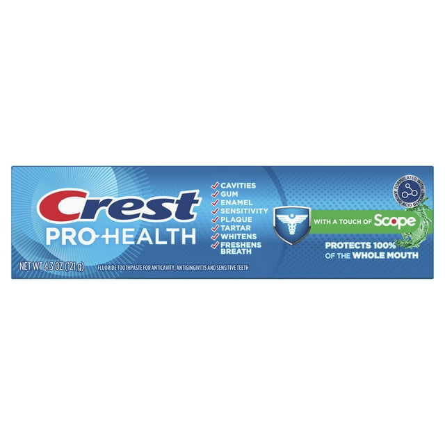 Crest Pro-Health Toothpaste Plus Scope (4.3oz) - Walmart.com