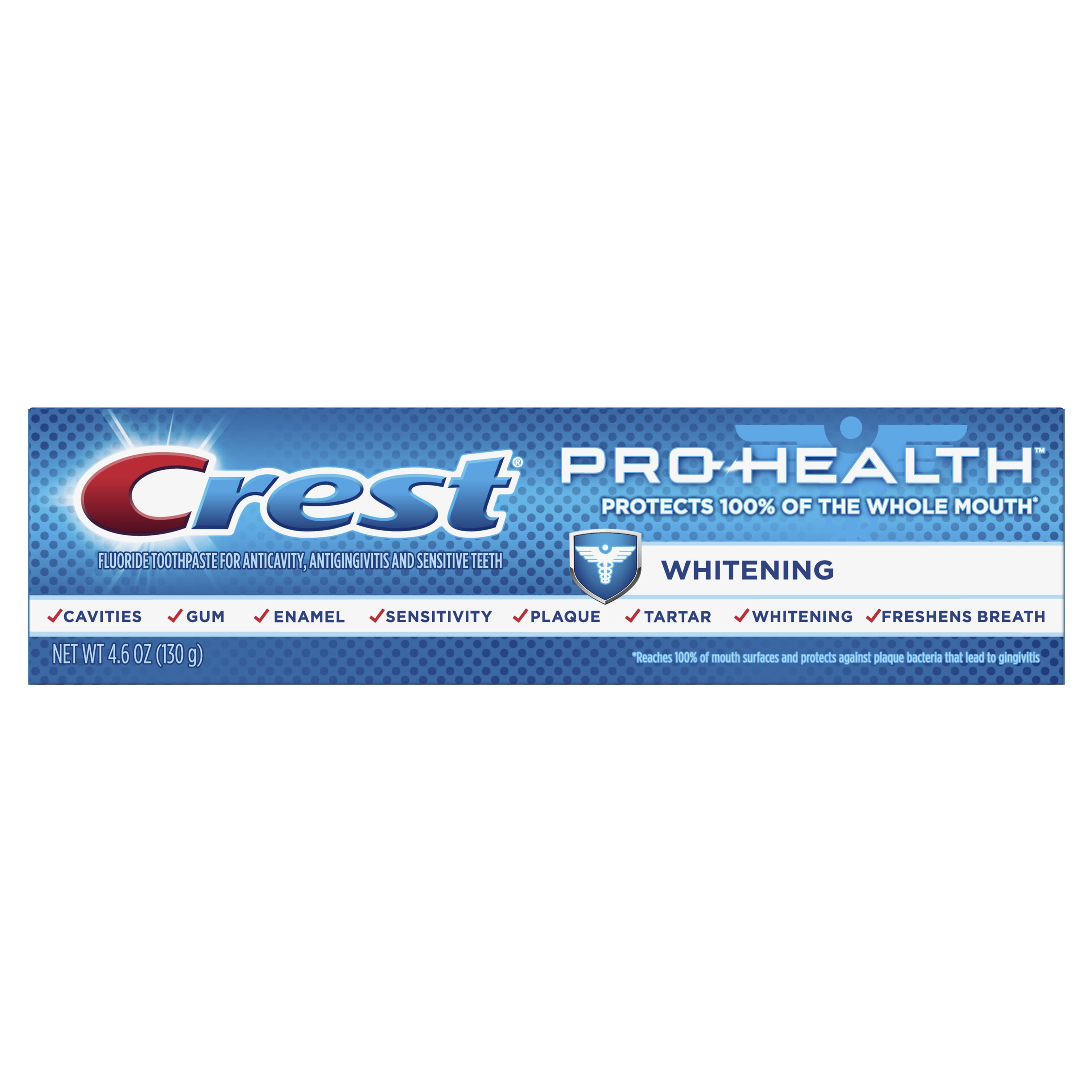 Crest Pro Health Whitening Fluoride Gel Toothpaste, Mint, 4.6 oz ...