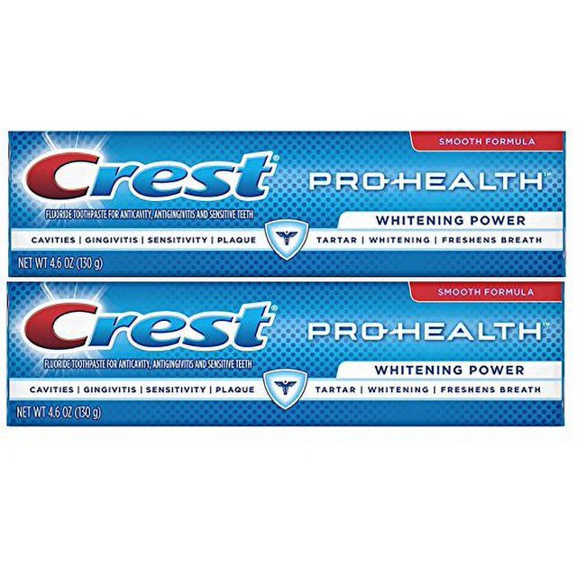 Crest Pro-Health Whitening Power Toothpaste Smooth Formula 4.6 Oz/130G ...