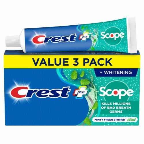 Crest + Scope Complete Whitening Toothpaste Minty Fresh 3 pk / 5.4 oz - Walmart.com