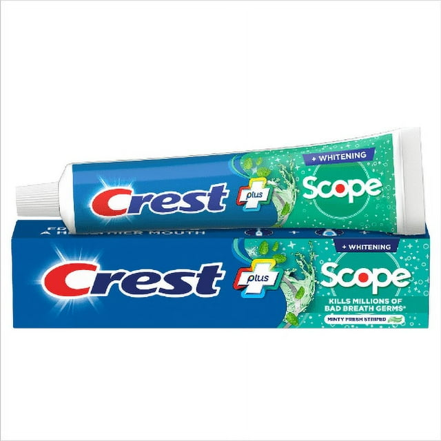 Crest + Scope Complete Whitening Toothpaste, Minty Fresh Breath, Fights ...