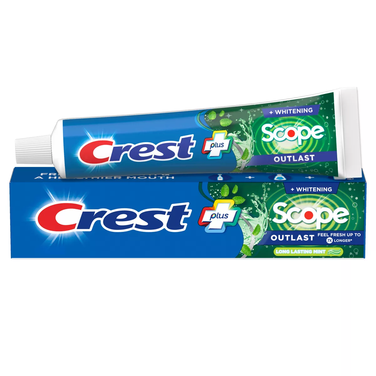 Crest + Scope Outlast Complete Whitening Toothpaste - 5.4oz - Walmart.com