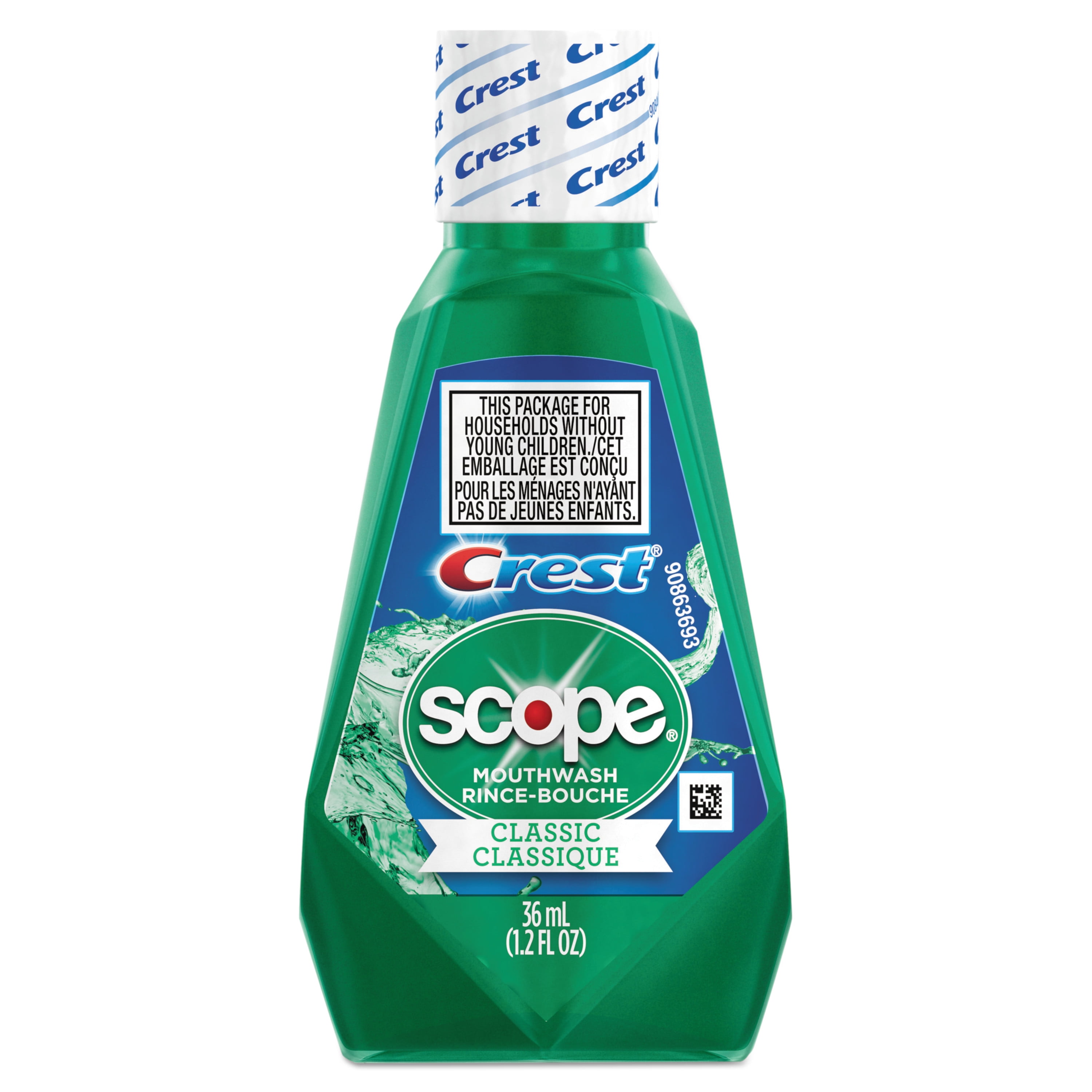 Crest + Scope Rinse, Classic Mint, 36 mL Bottle, 180/Carton 97506 Deals ...
