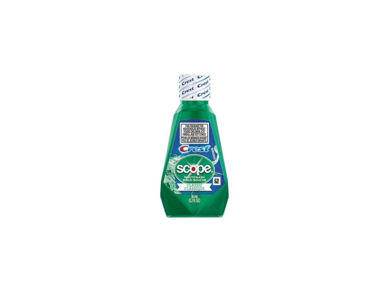 Crest, PGC97506, Scope Classic Mouthwash, 180 / Carton, Green - Walmart.com