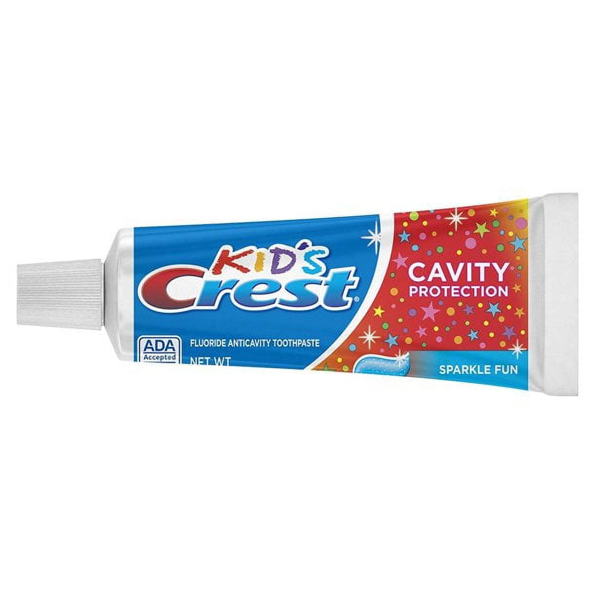 Crest Children's Sparkle Toothpaste, Unboxed, 0.85 oz - Walmart.com