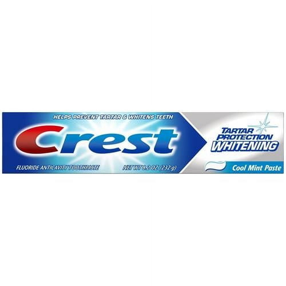 Crest Tartar Protection Whitening Cool Mint Flavor Toothpaste, 8.2 ...