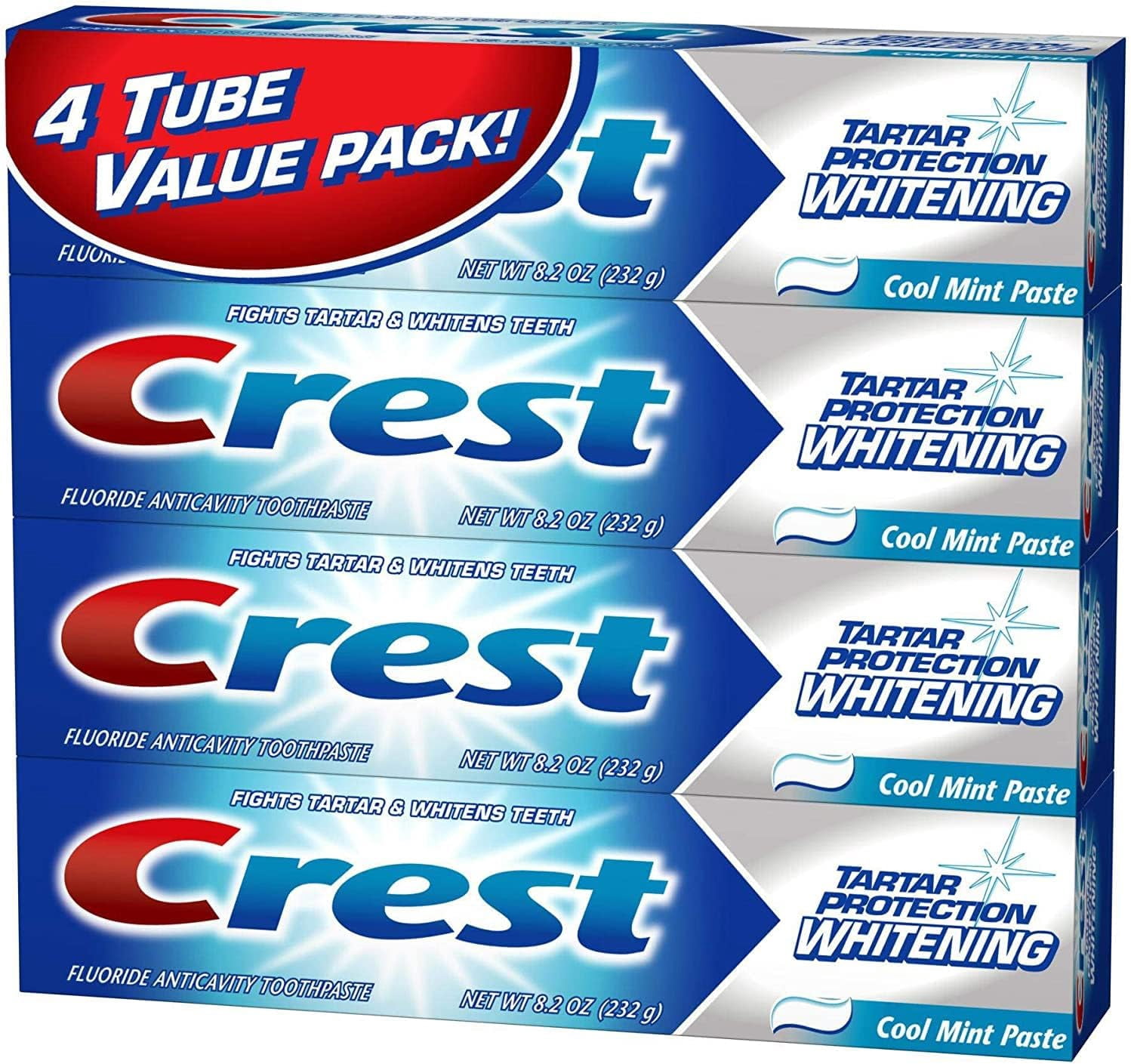Crest Tartar Protection Whitening RE32Cool Mint Paste Anticavity ...