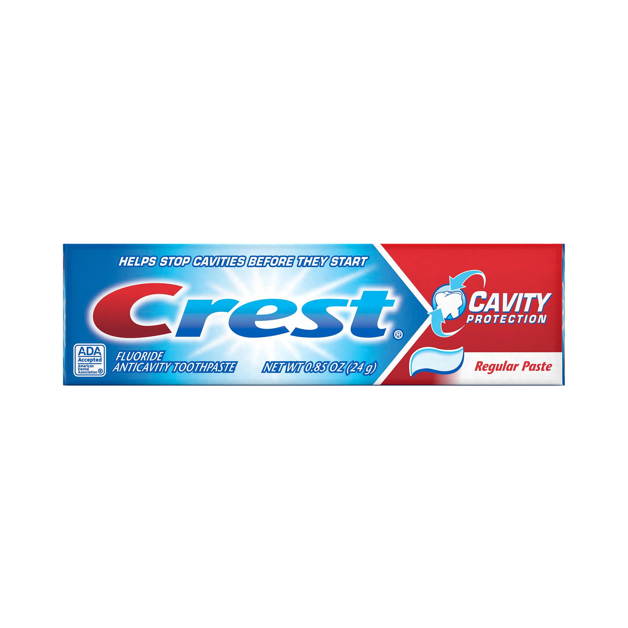 Crest Regular Flavor Toothpaste 0.85 oz. - Prevents Cavities, Ideal for ...