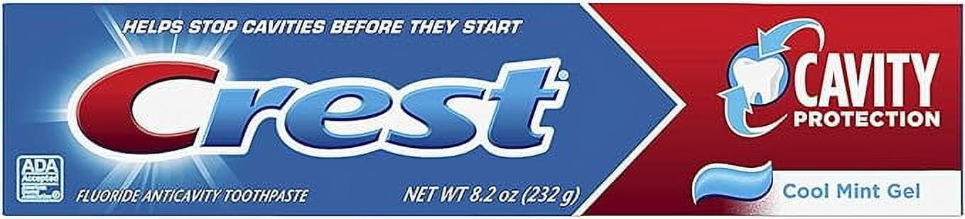 Crest Toothpaste Cavity Protection Cool Mint Gel (Pack of 3) - Walmart.com
