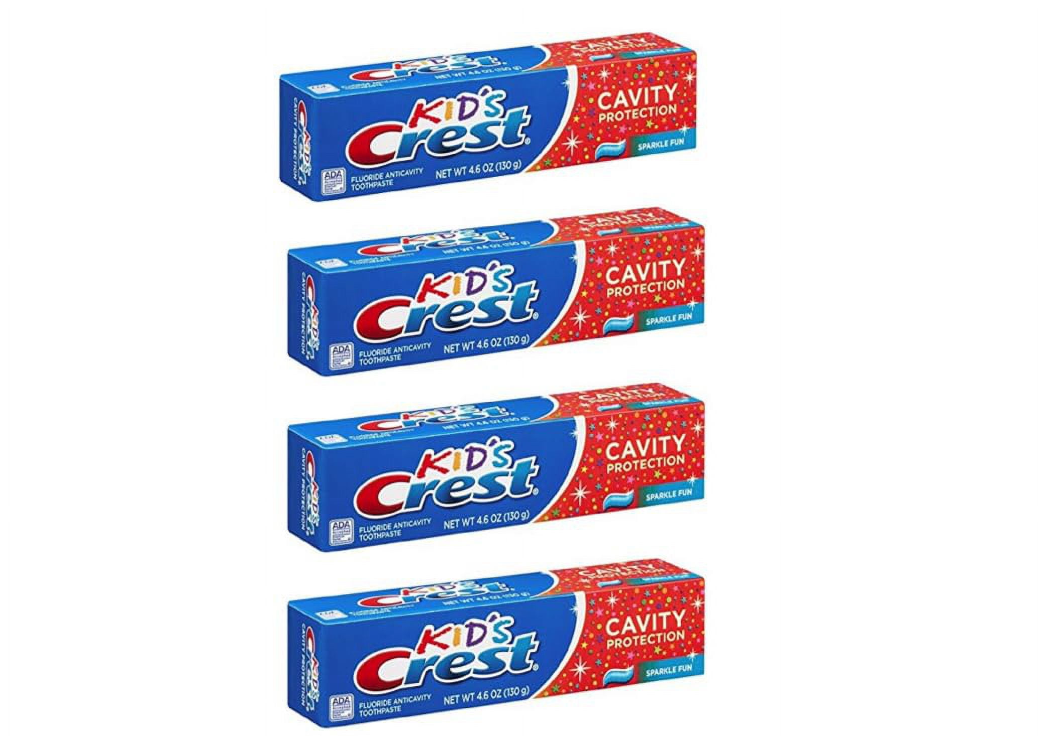 Crest Toothpaste Kids, Cavity Protection, Sparkle Fun Flavor 4.60 Oz ...