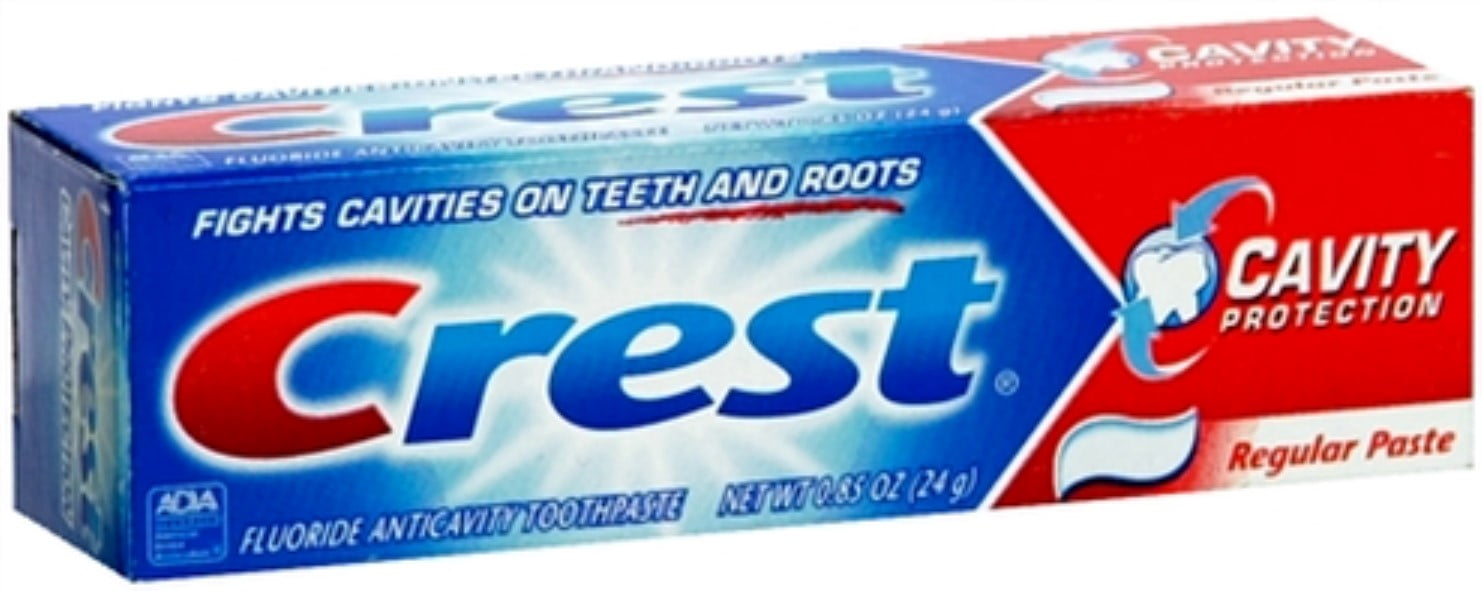 Crest Toothpaste Regular 0.85 oz (Pack of 3) - Walmart.com