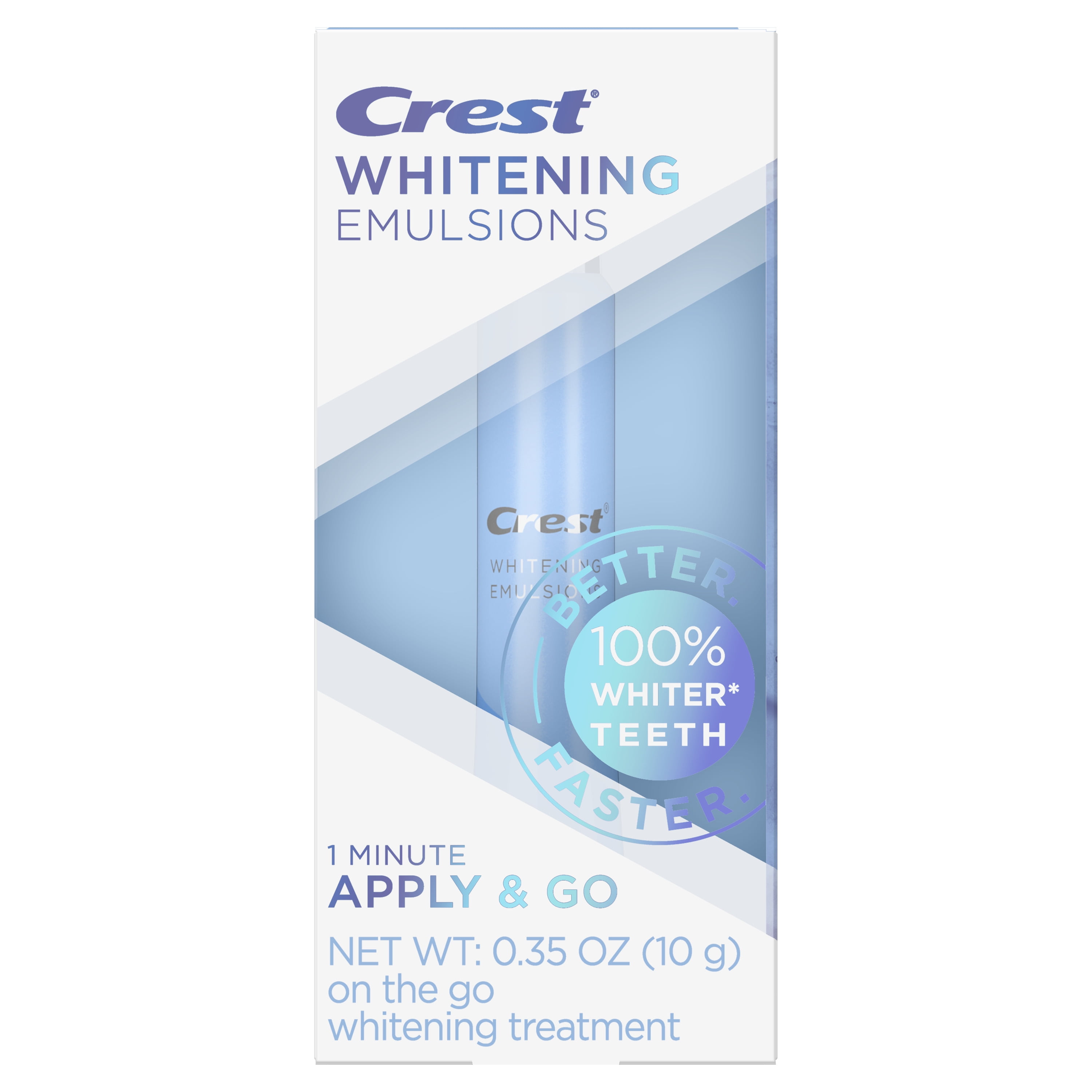 Crest Whitening Emulsions: Enamel Safe, Sensitive Teeth Whitener with ...