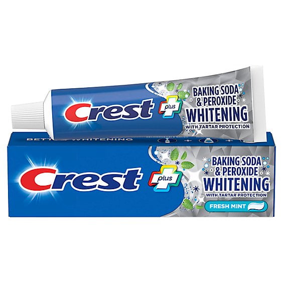 Crest Healthy Enamel Whitening Fluoride Anticavity Toothpaste Fresh ...