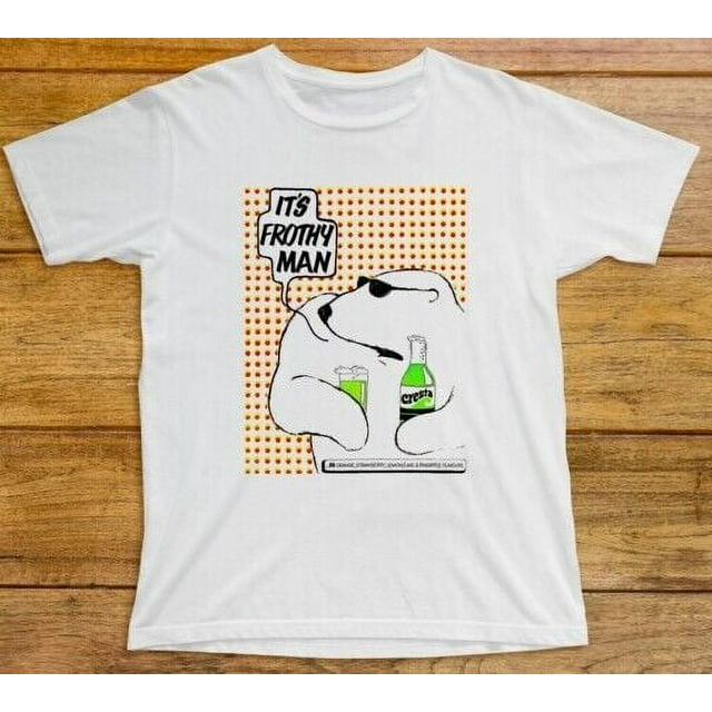 Cresta T Shirt 1025 It's Frothy Man Fruity 70s Soft Drink Polar Bear ...