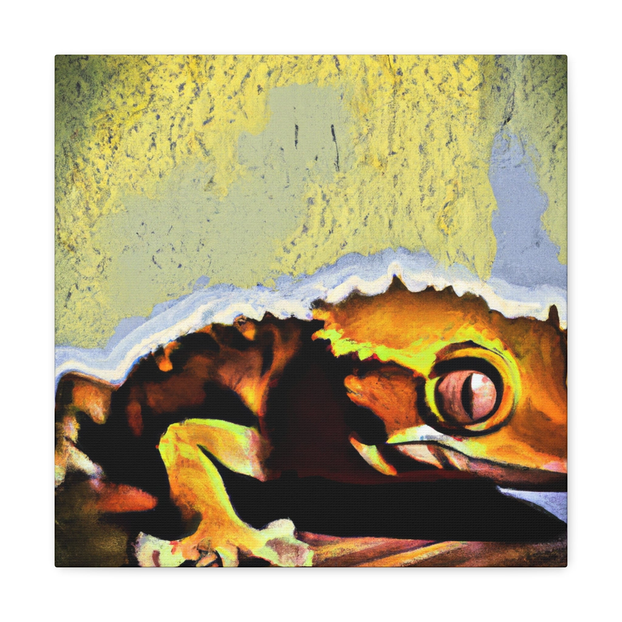 Crested Gecko Pop Art - Canvas - Walmart.com