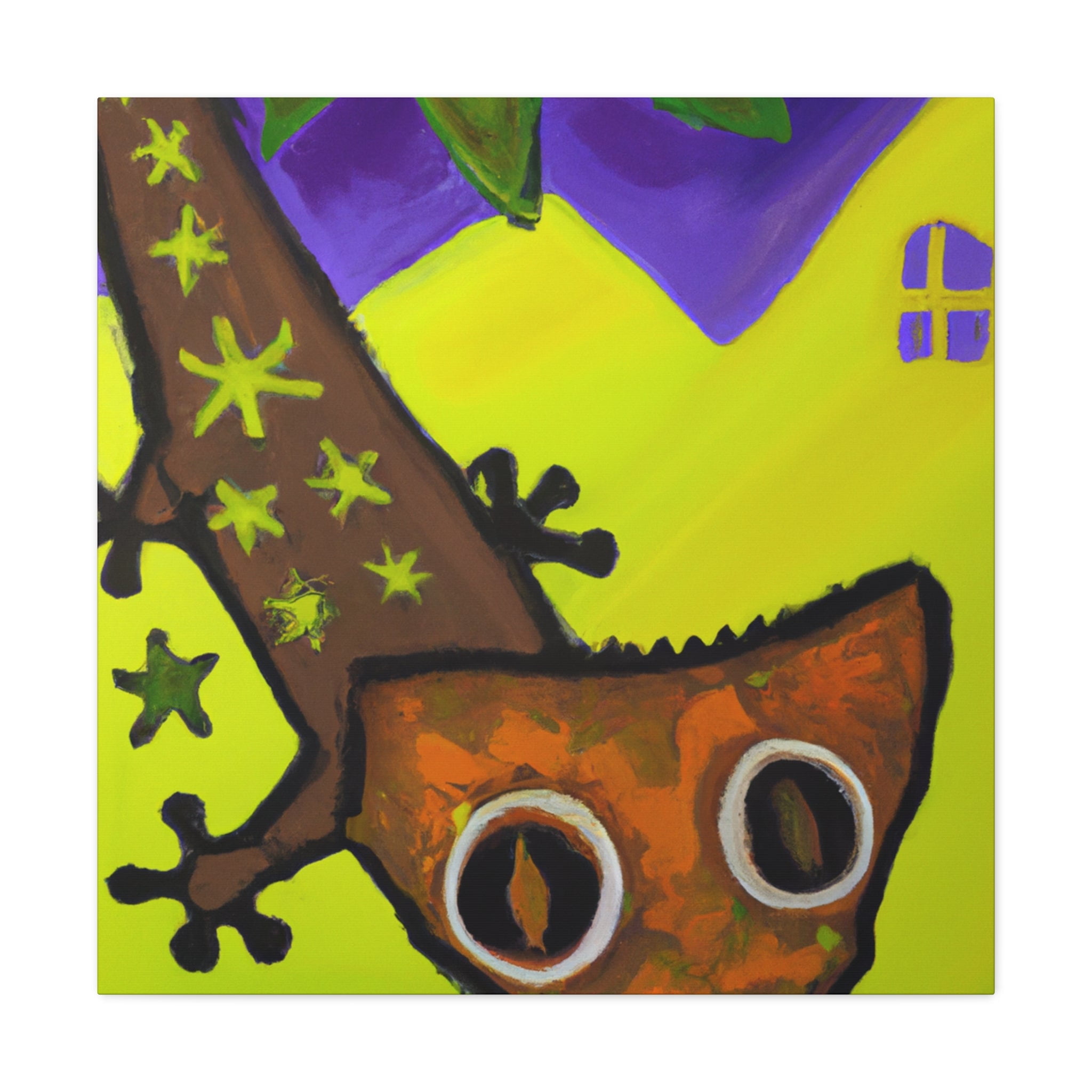 "Crested Gecko Reverie" - Canvas - Walmart.com