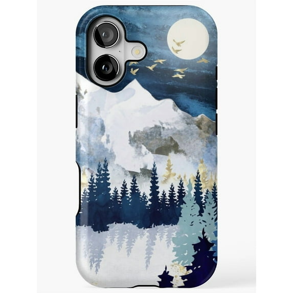 Crested Tit Bird Wildlife Art Phone Case for iPhone 11 12 13 14 15 16 ...