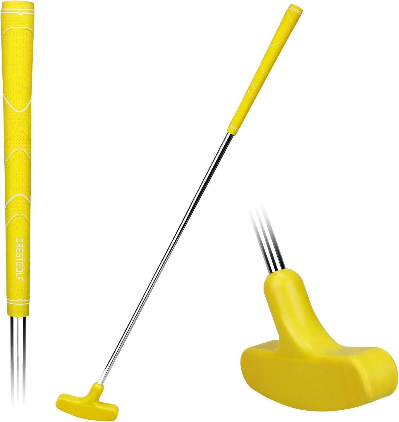 Crestgolf Mini Golf Putters Golf Clubs with Rubber Putter Head & Steel ...