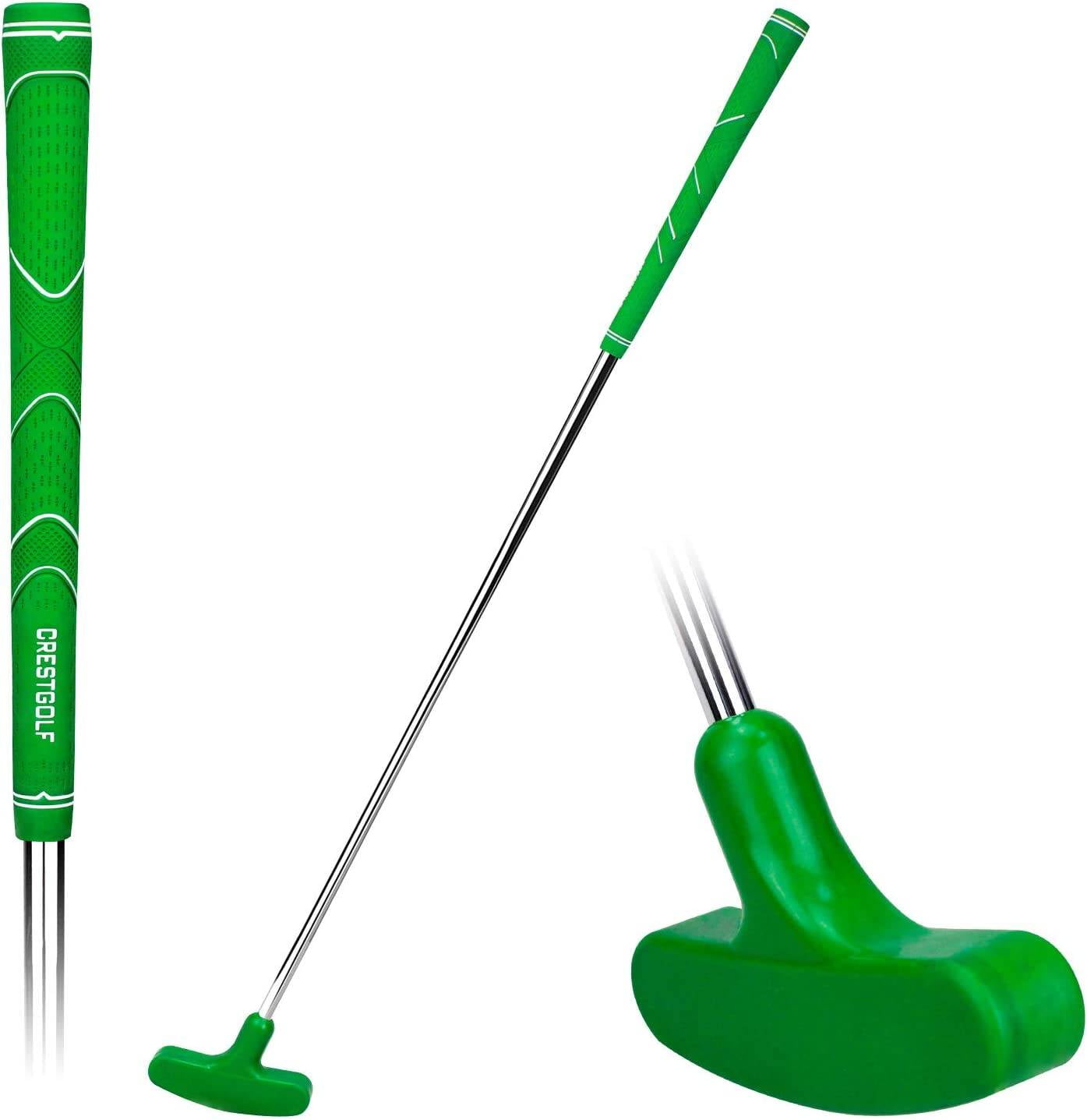 Crestgolf Mini Golf Putters Golf Clubs with Rubber Putter Head & Steel ...