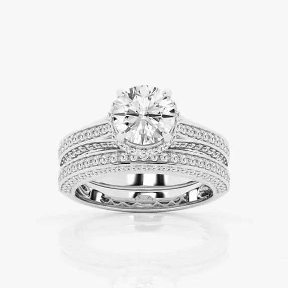 Crestin Jewel 2.5 Ct Lab Created Simulated Diamond - 14K White Gold ...