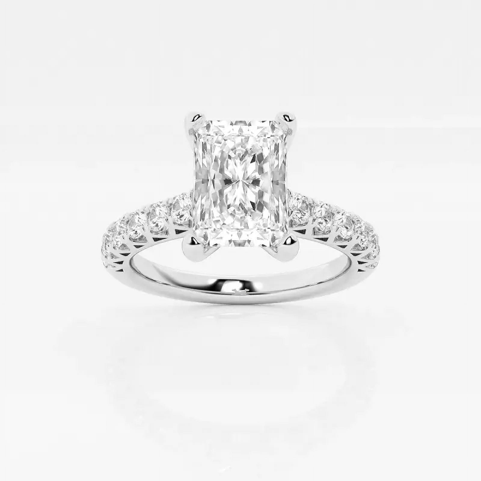 Crestin Jewelry Gorgeous 2.1 Ct Radiant Cut Solitaire Engagement Ring ...