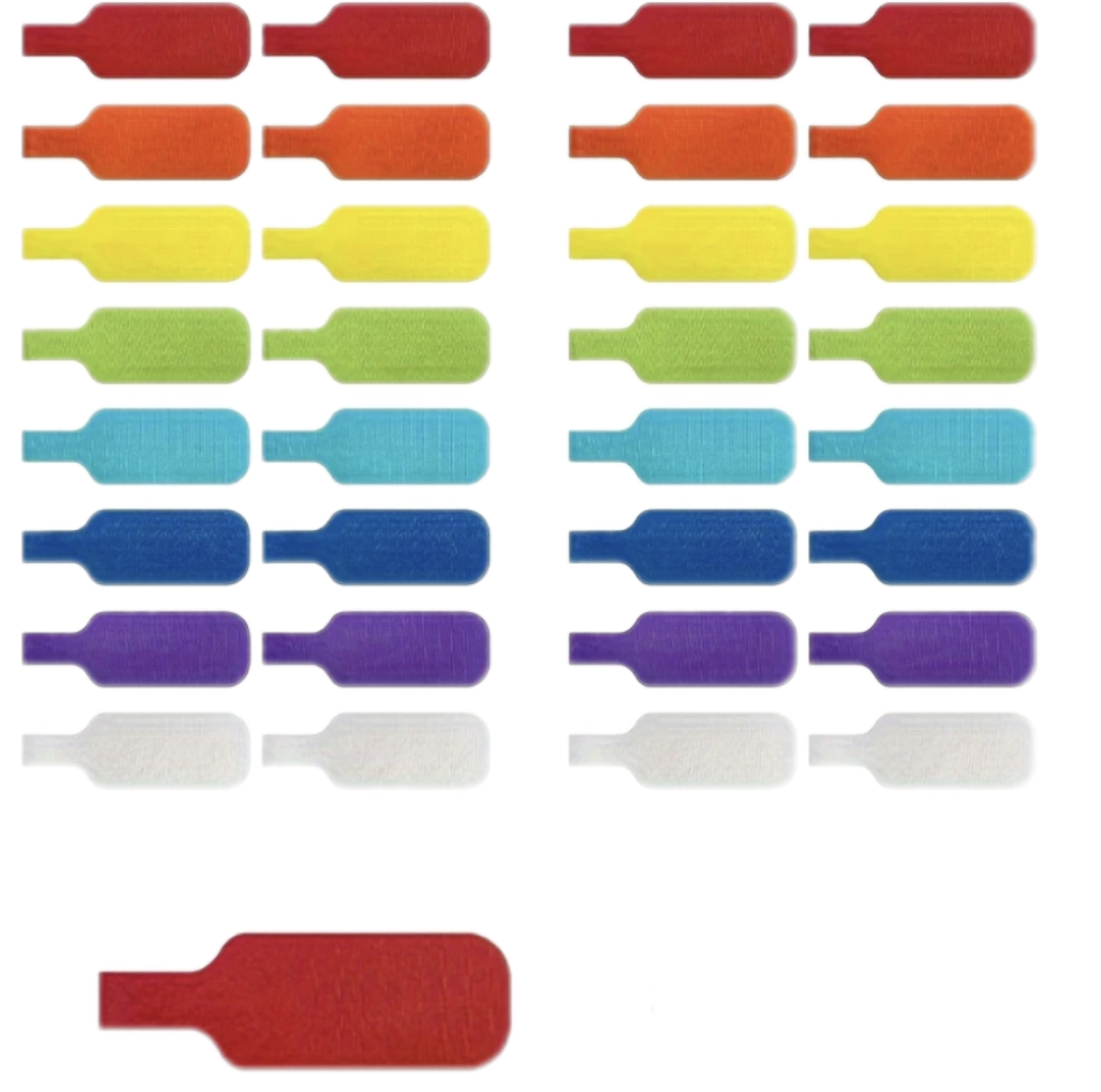 Crestiq-20 - Pack Colorful Writable Durable Cable Labels for Cable ...
