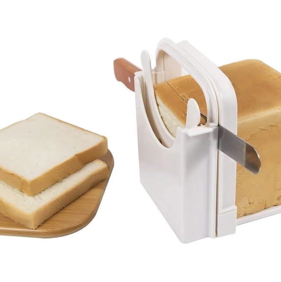 Crestiq Adjustable Bread Slicer - White - Walmart.com
