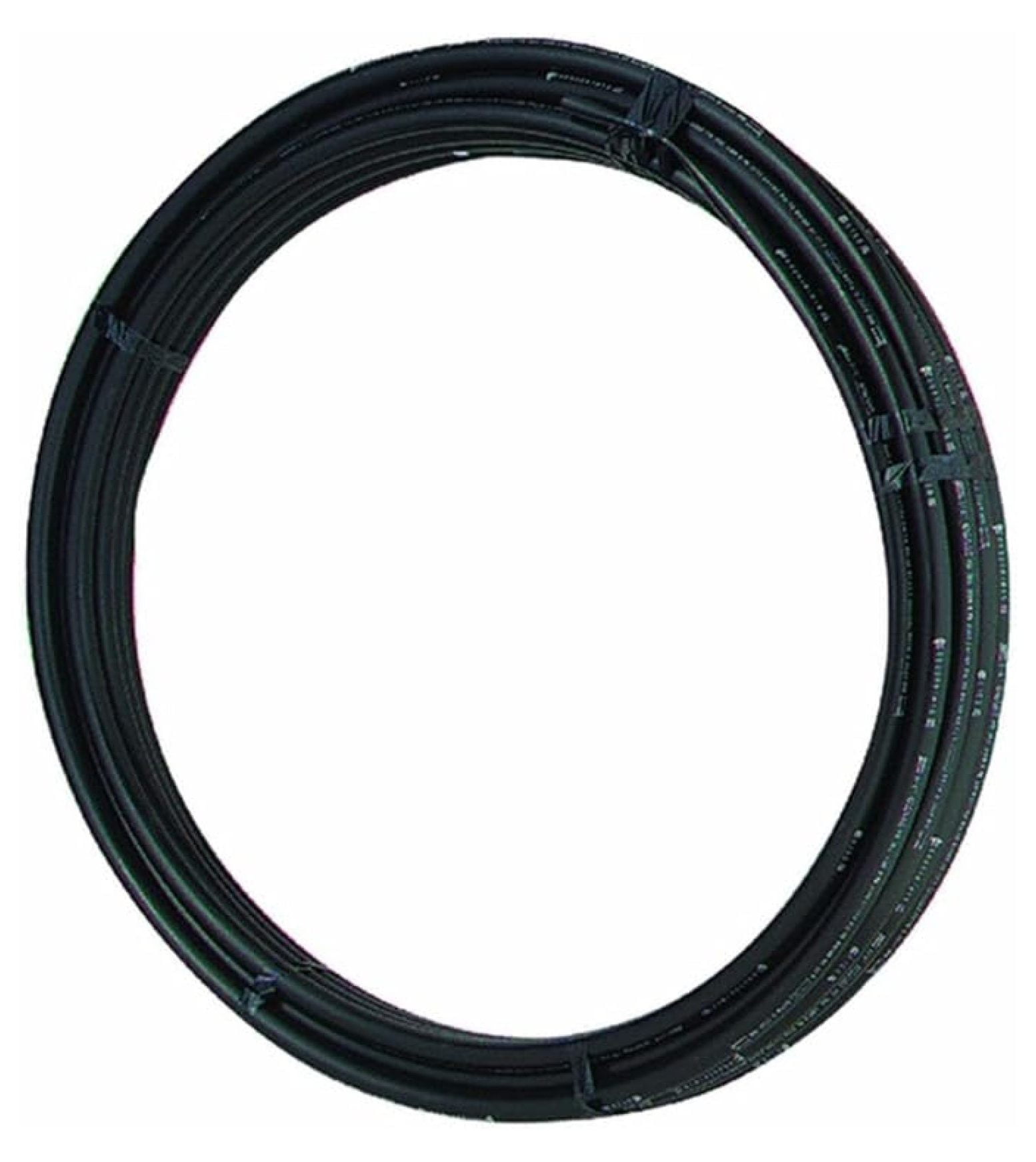 Crestline 3/4" x 100' HDPE Flexible Pipe - 160 PSI, NSF Approved, Black ...