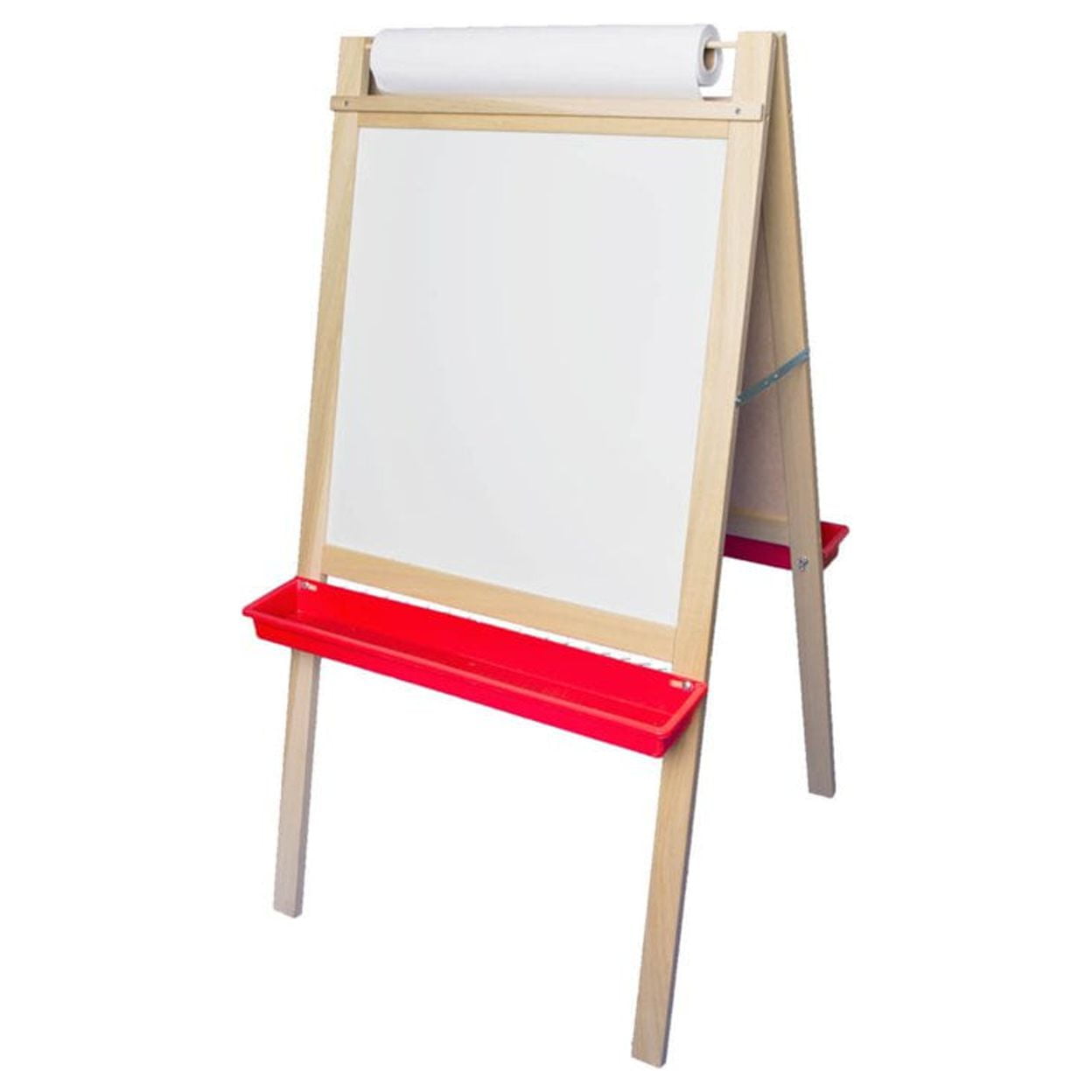 Crestline Products Deluxe Magnetic Paper Roll Easel with Blackboard and ...