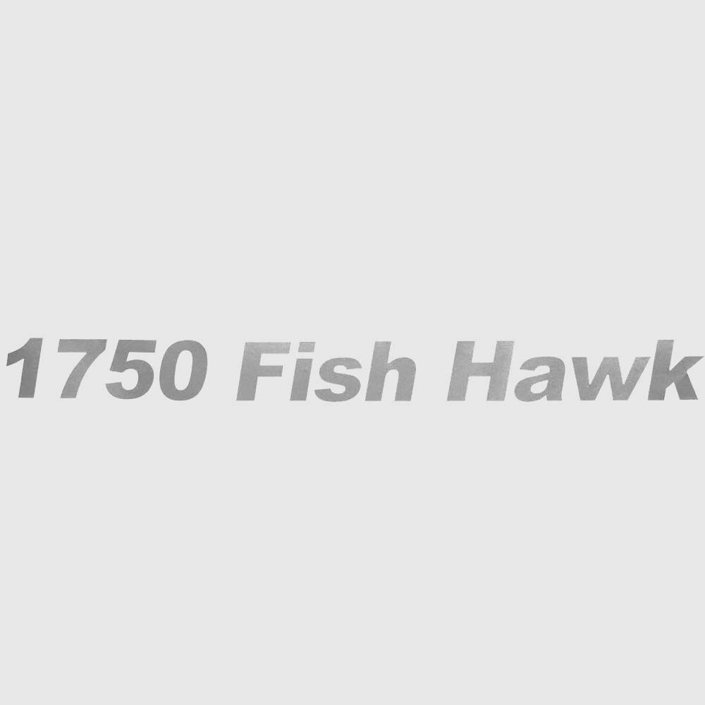Crestliner Boat Decal 2007469 | 1750 Fish Hawk 16 3/4 Inch Silver ...