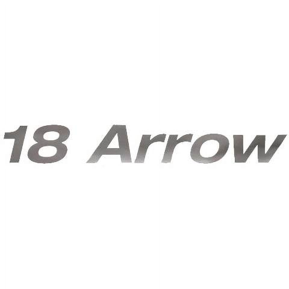 Crestliner Boat Decal 2281091 | 1800 Arrow 11 1/2 x 1 5/8 Inch Silver ...