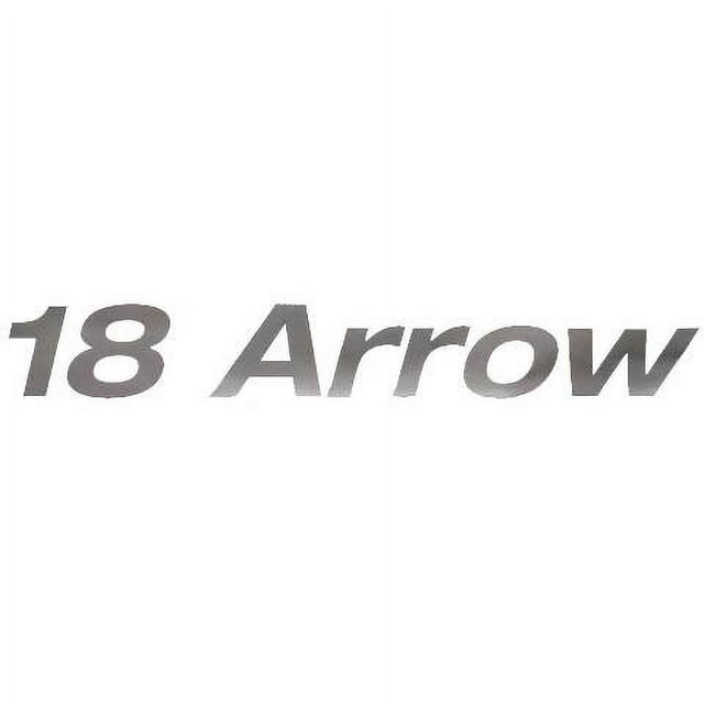 Crestliner Boat Decal 2281091 | 1800 Arrow 11 1/2 x 1 5/8 Inch Silver ...