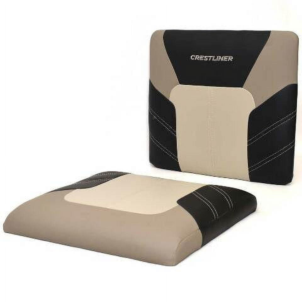 Crestliner Boat Jump Seat Cushions 2279890 | Black Taupe Beige ...