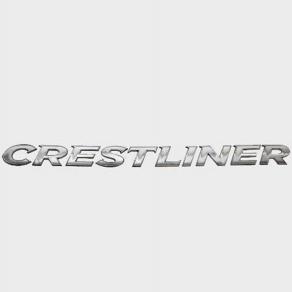 Crestliner Boat Raised Decal 2201999 | Chromax Plastic Adhesive, 32 x 2 ...