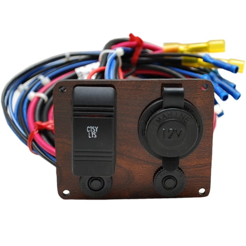 Crestliner Boat Rocker Switch Panel 2036728 | Woodgrain Plastic ...