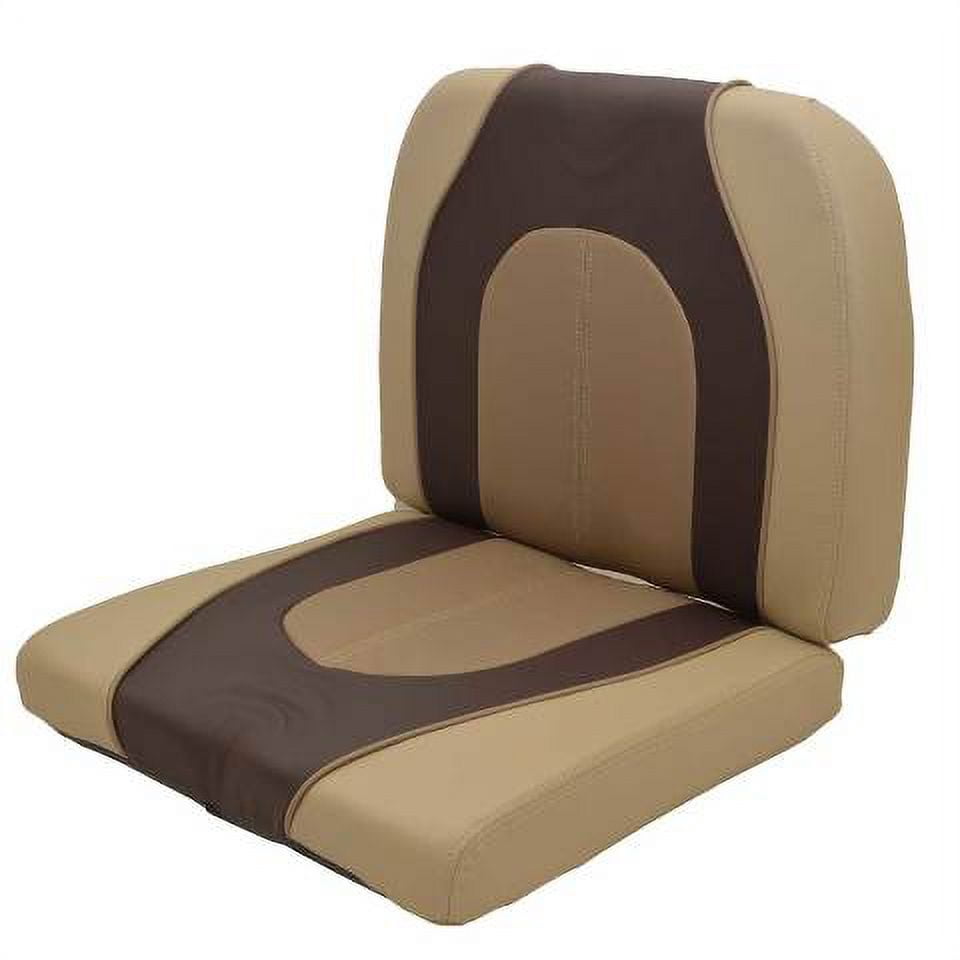 Crestliner Boat Seat Cushion 2156672 / 2156596 | Brown Tan (Set of 2 ...