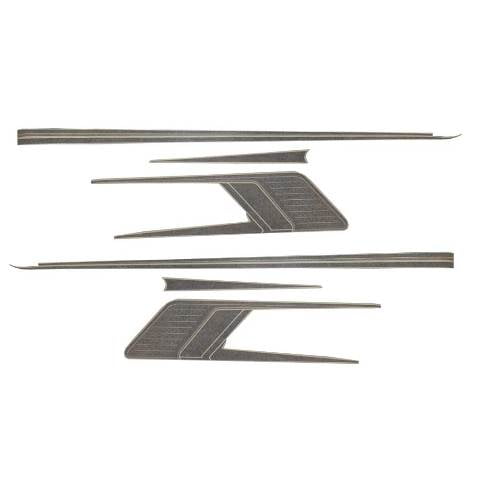 Crestliner Boat Side Decal 2201439 | Fish Hawk Pro Tiller (Set of 6 ...