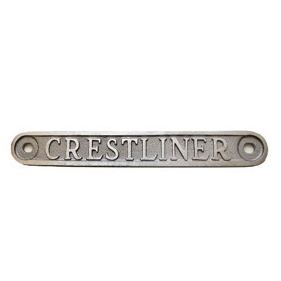 Crestliner Boat Trim Support Plate 2042328 | 15 Inch Silver Aluminum ...