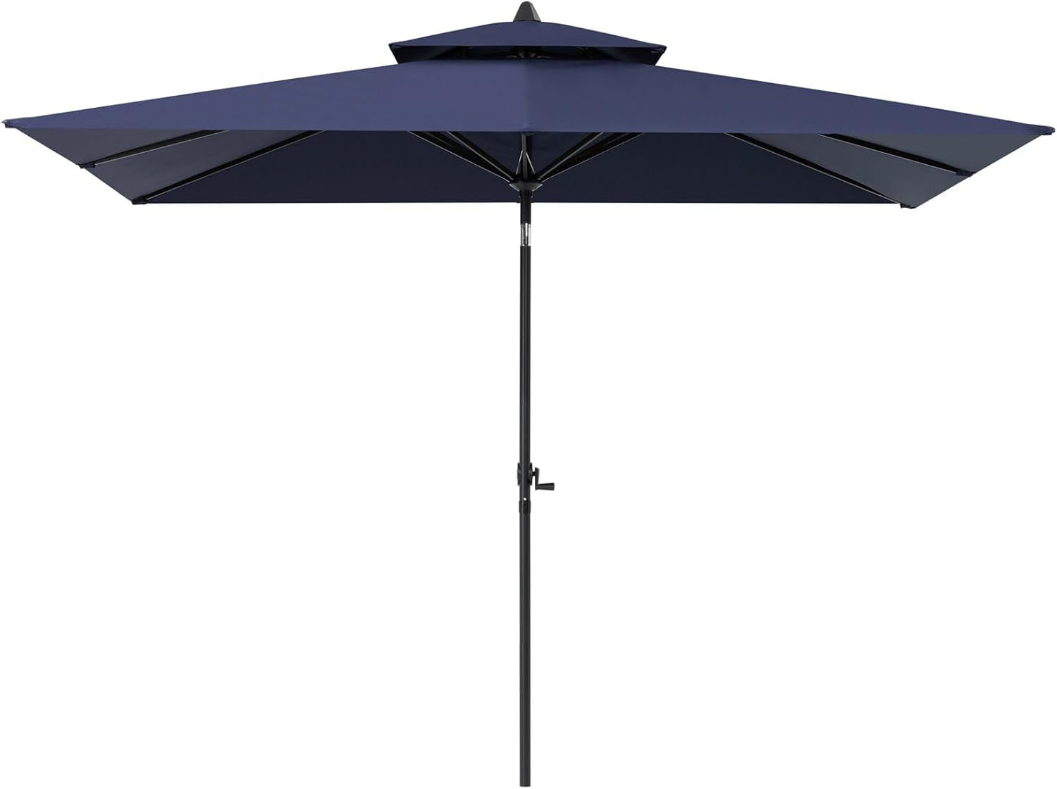 Crestlive Double Top Patio Outdoor Umbrella, Market Table Umbrella ...