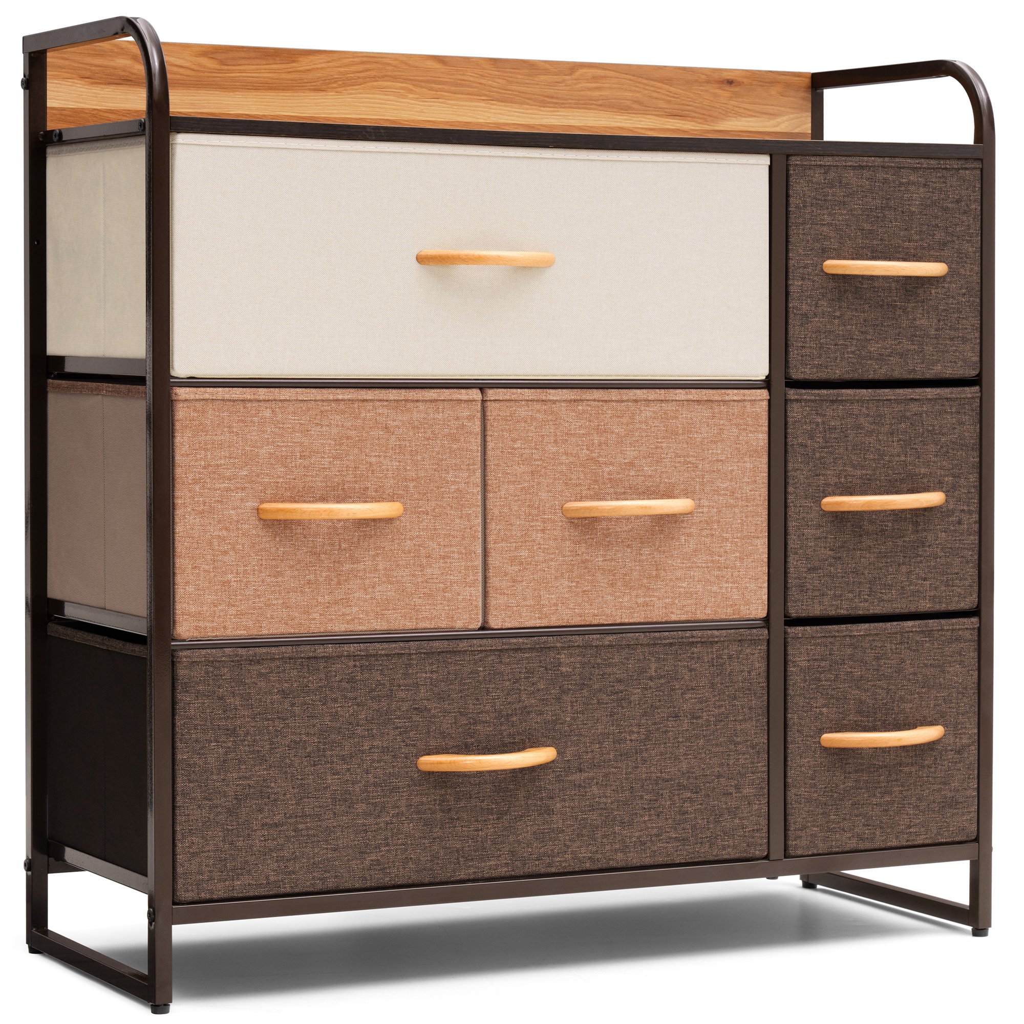 Crestlive Products 7 Drawers Wide Dresser Storage Tower Vertical Chest ...