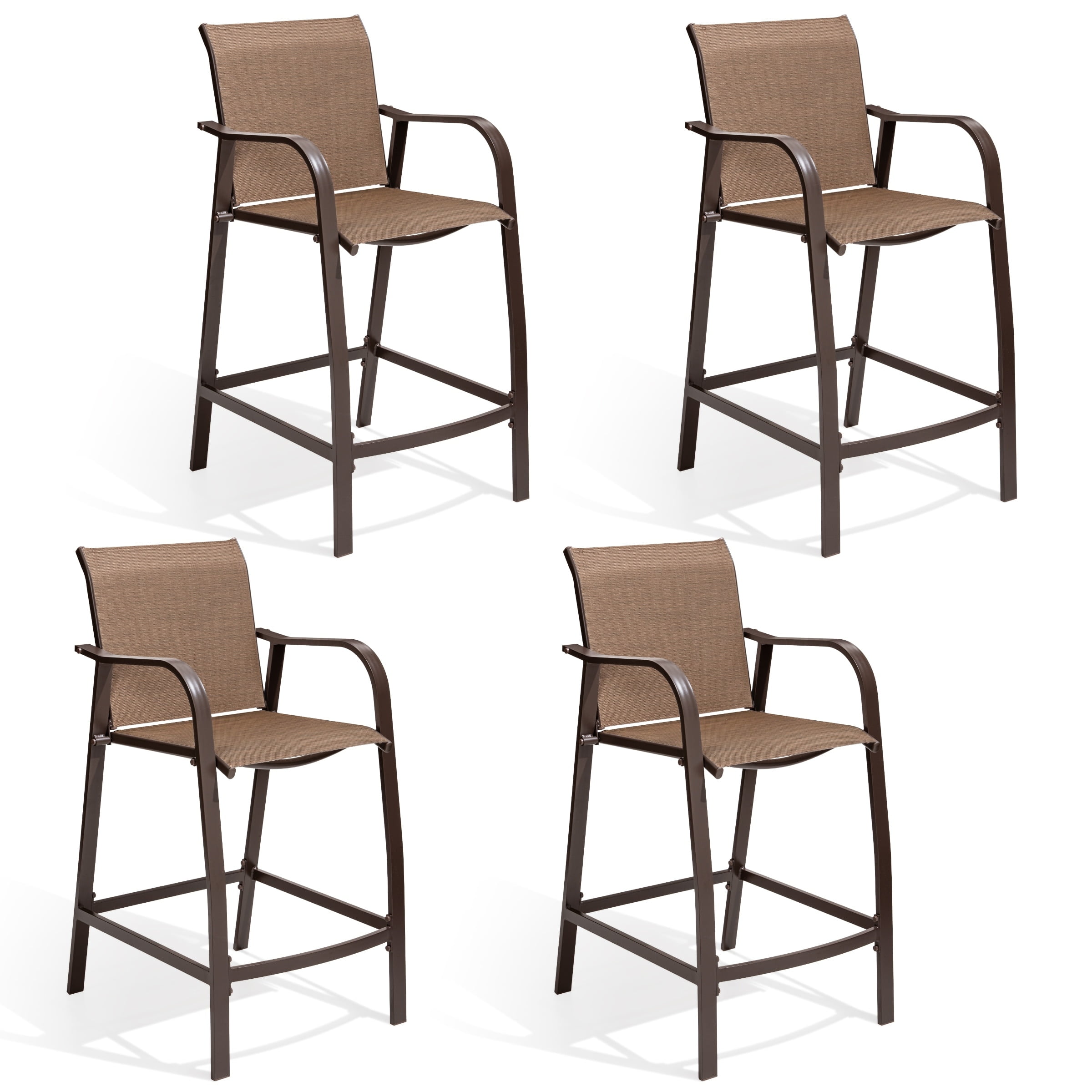Crestlive Products Outdoor Counter-height Bar Stool (Set of 4) - See ...