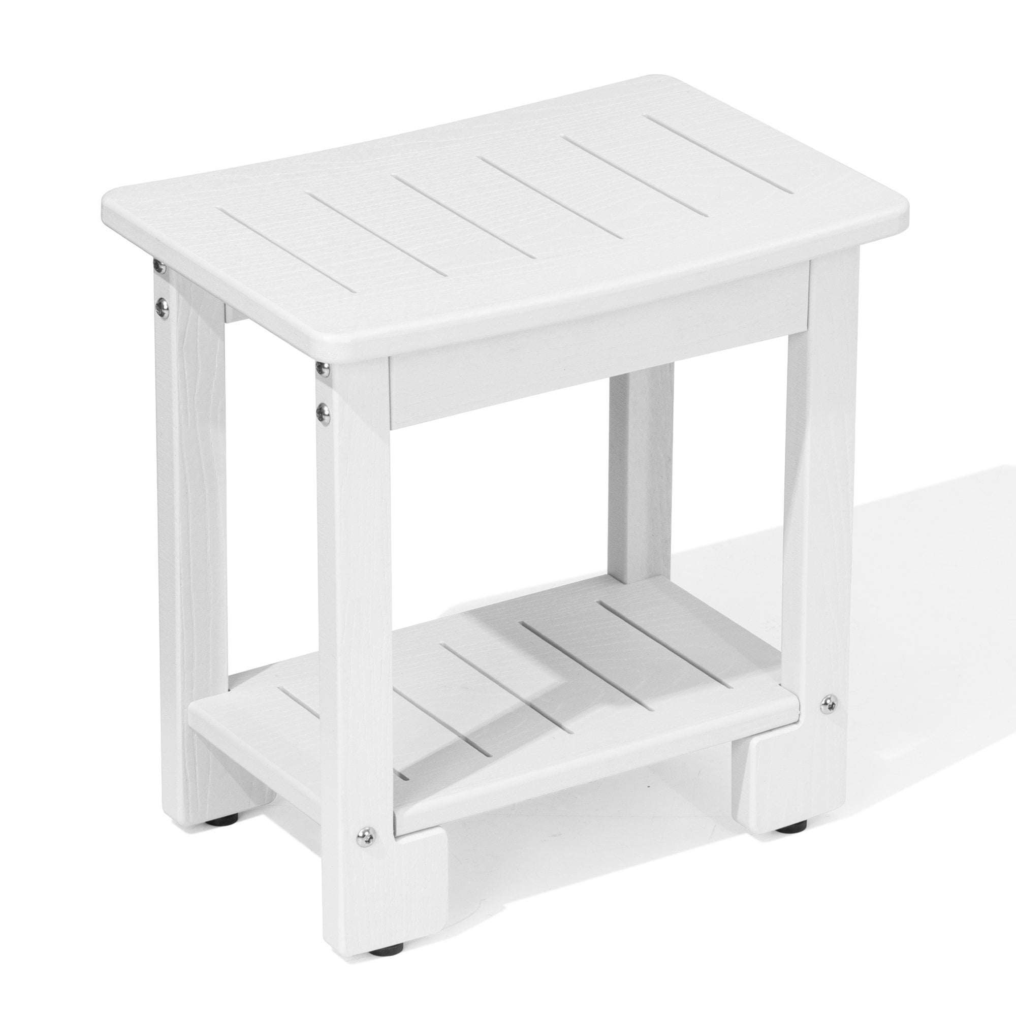 Crestlive Products Shower Bench, 2-tier Bathroom Bench Shower Stool ...