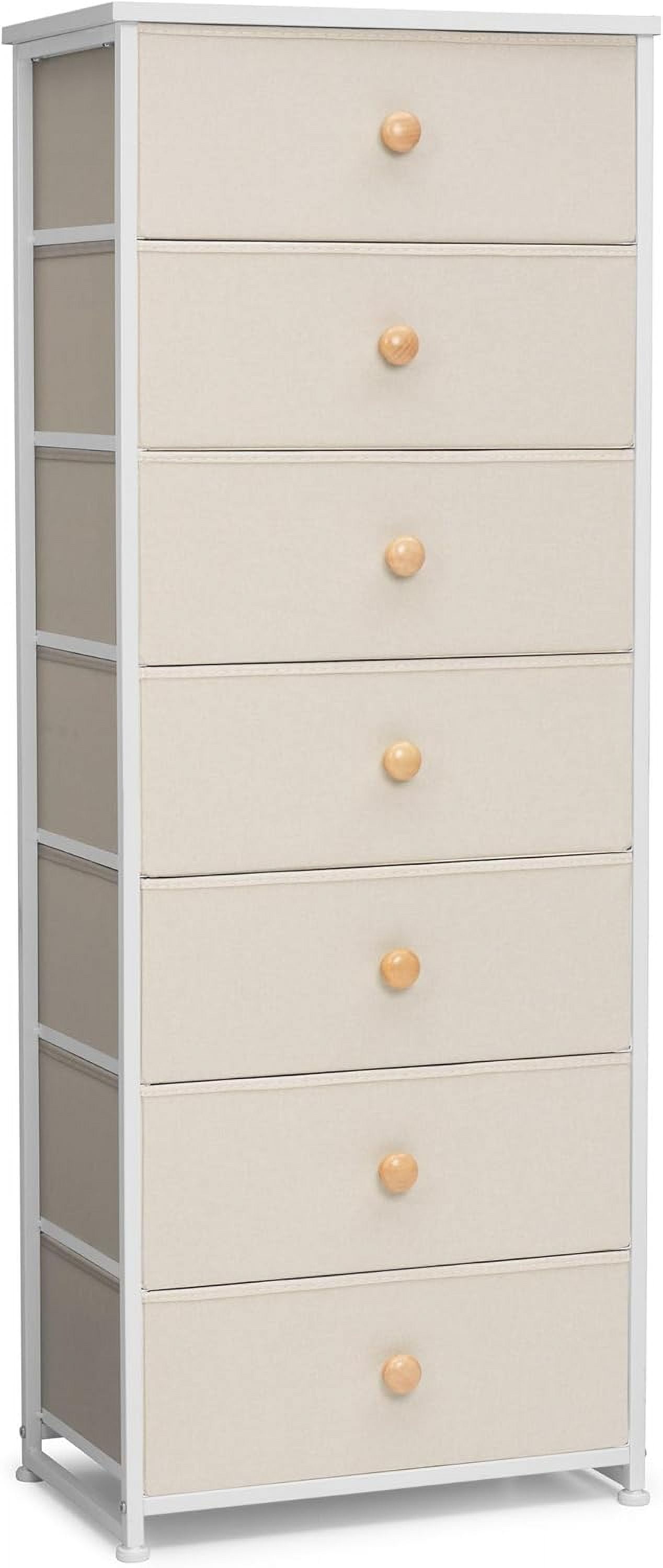 Crestlive Products Tall Dresser, 7-Drawer Fabric Storage Tower, Chests ...
