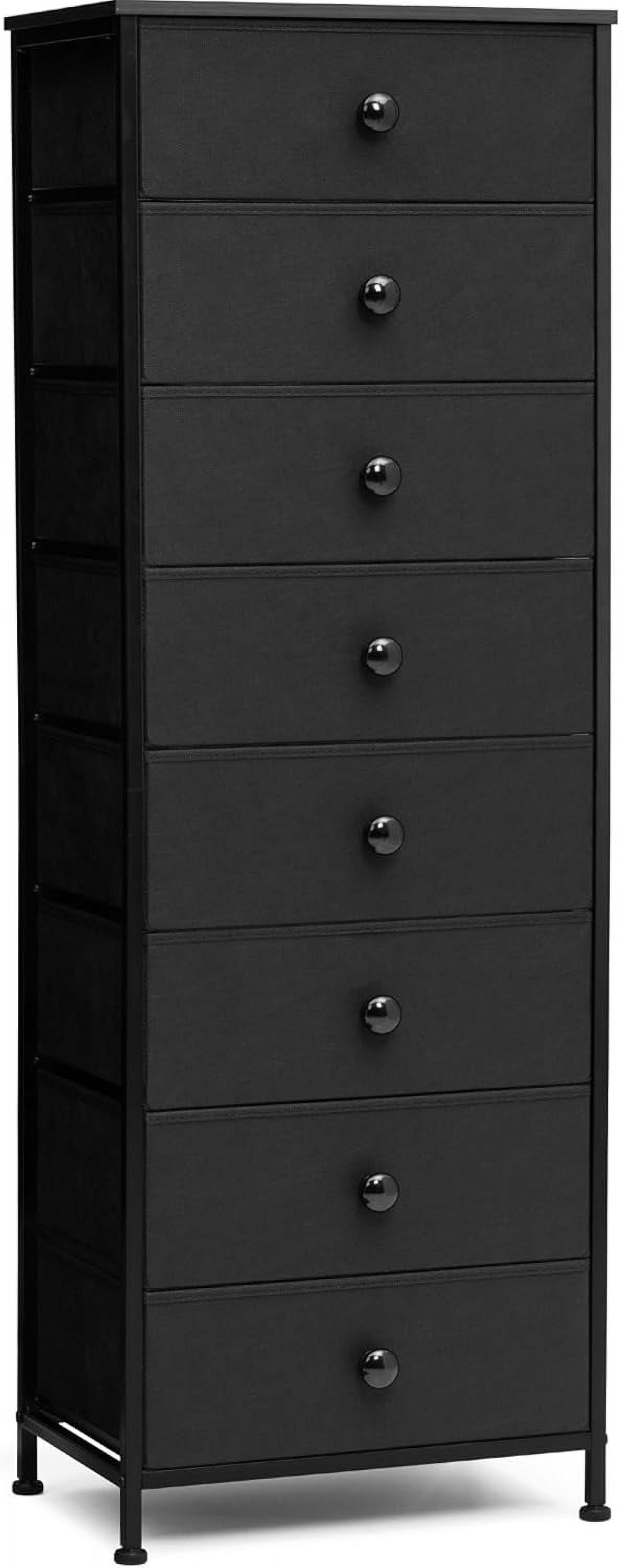 Crestlive Products Tall Dresser, 8-Drawer Fabirc Storage Tower, Chests ...