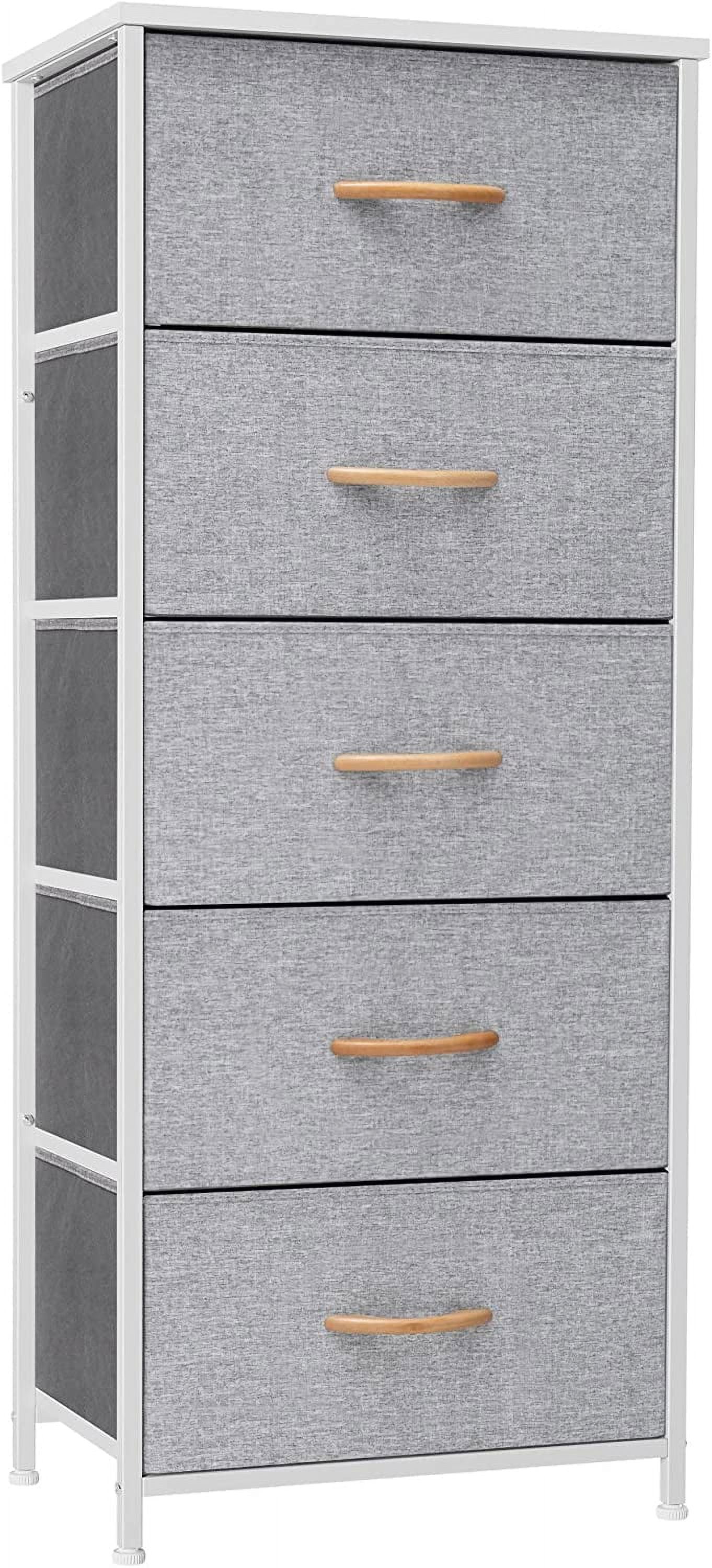 Crestlive Products Vertical Dresser Storage Tower - Sturdy Steel Frame ...