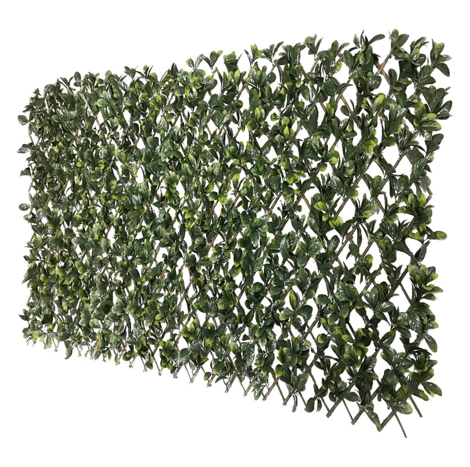 Crestora Expandable Faux Privacy Fence Screen, 3Pc Expandable Greenery ...
